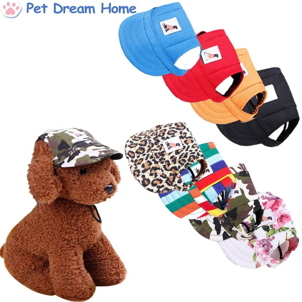 Pet-Dog-Hat-Lovely-Small-Dog-Cat-Baseball-Cap-Canvas-Visor-Sun ...