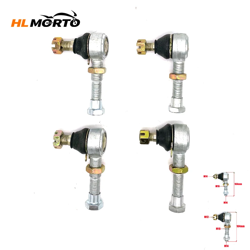 1pair M12*M14 M14*M14 Swing Arm Adjustable Step Ball Joint Kit For ...
