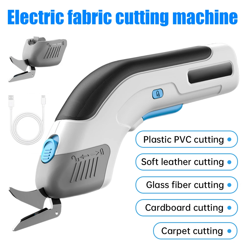Cordless-Electric-Scissors-Rechargeable-Electric-Cardboard-Cutting-Tool ...