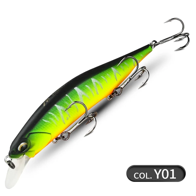 MEREDITH – leurres de pêche durs multi-couleurs pour hameçon ...
