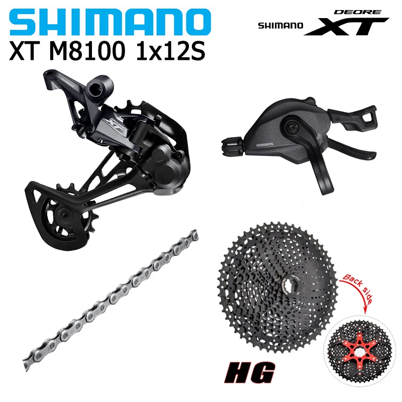 SHIMANO DEORE XT M8100 1X12Speed Groupset SL-M8100-R Shifter Lever Rear ...