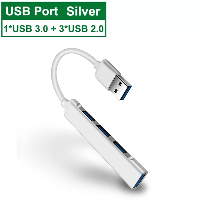 USB 3.0 Hub USB Hub Dock Type C 3.1 4 Port Multi Splitter Adapter OTG ...