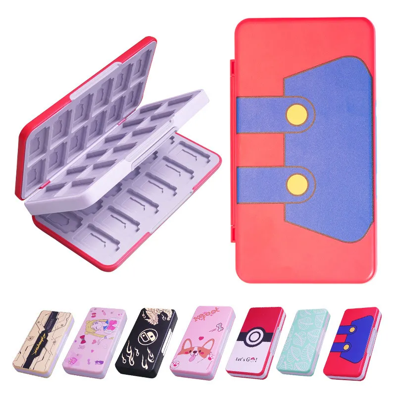 Pokemon-Cartoon-48-In-1-Nintend-Switch-Game-Card-Storage-Case-Magnetic ...