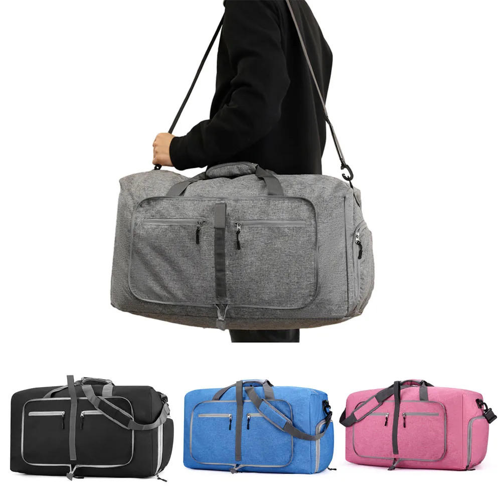 Large-Capacity-Travel-Duffel-Bag-Shoulder-Sports-Bag-Women-Nylon ...