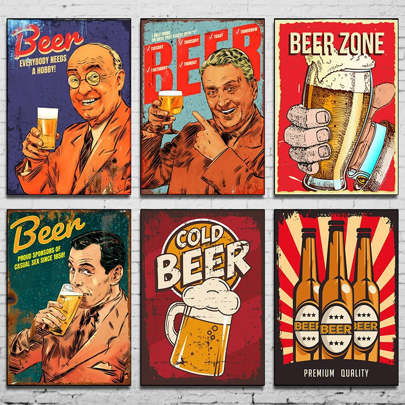 Beer-Festival-Plaque-Vintage-Art-Poster-Brews-Oktoberfest-Canvas-Print ...