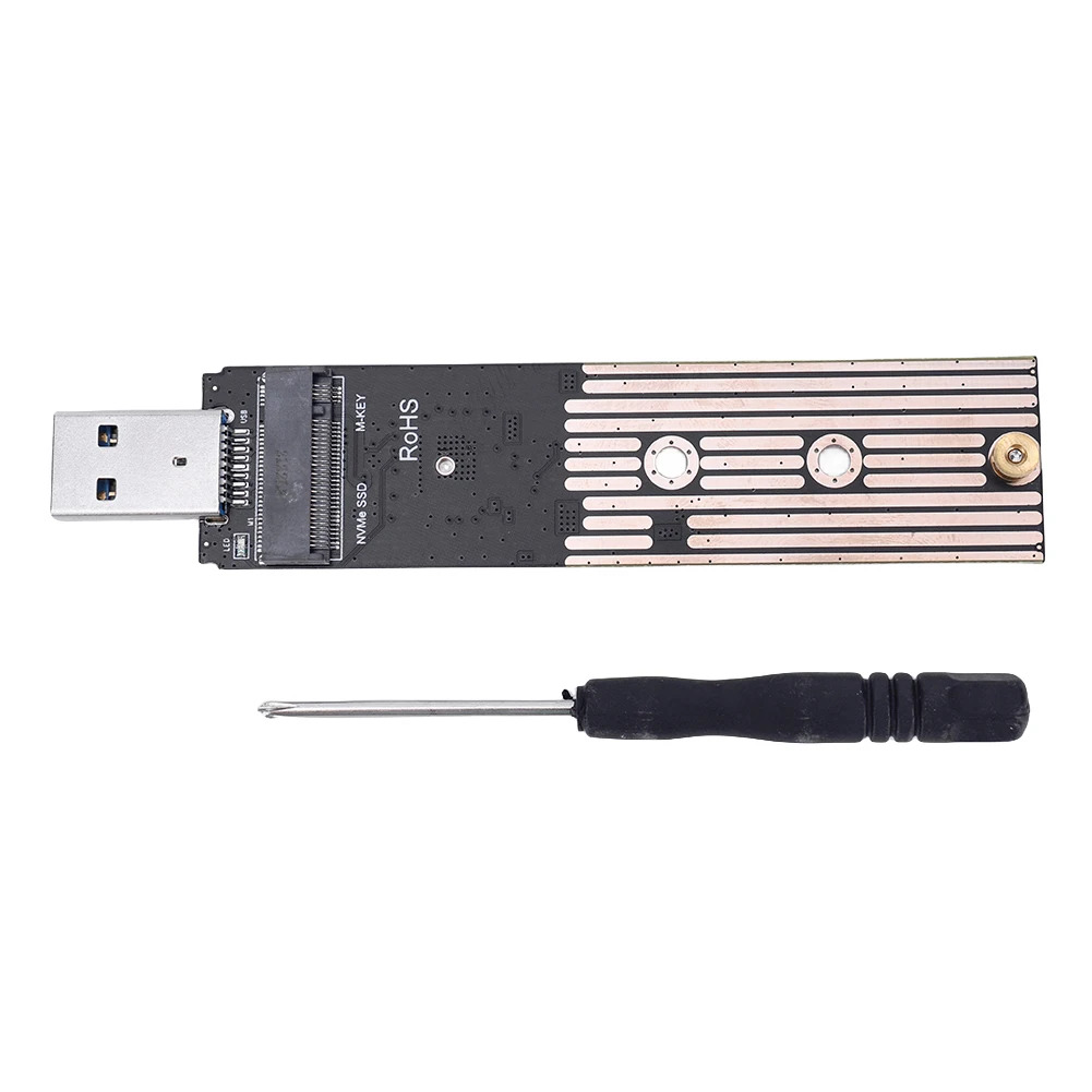 M.2 NVME SSD to USB 3.1 Adapter PCI-E to USB-A 3.0 Internal Converter ...
