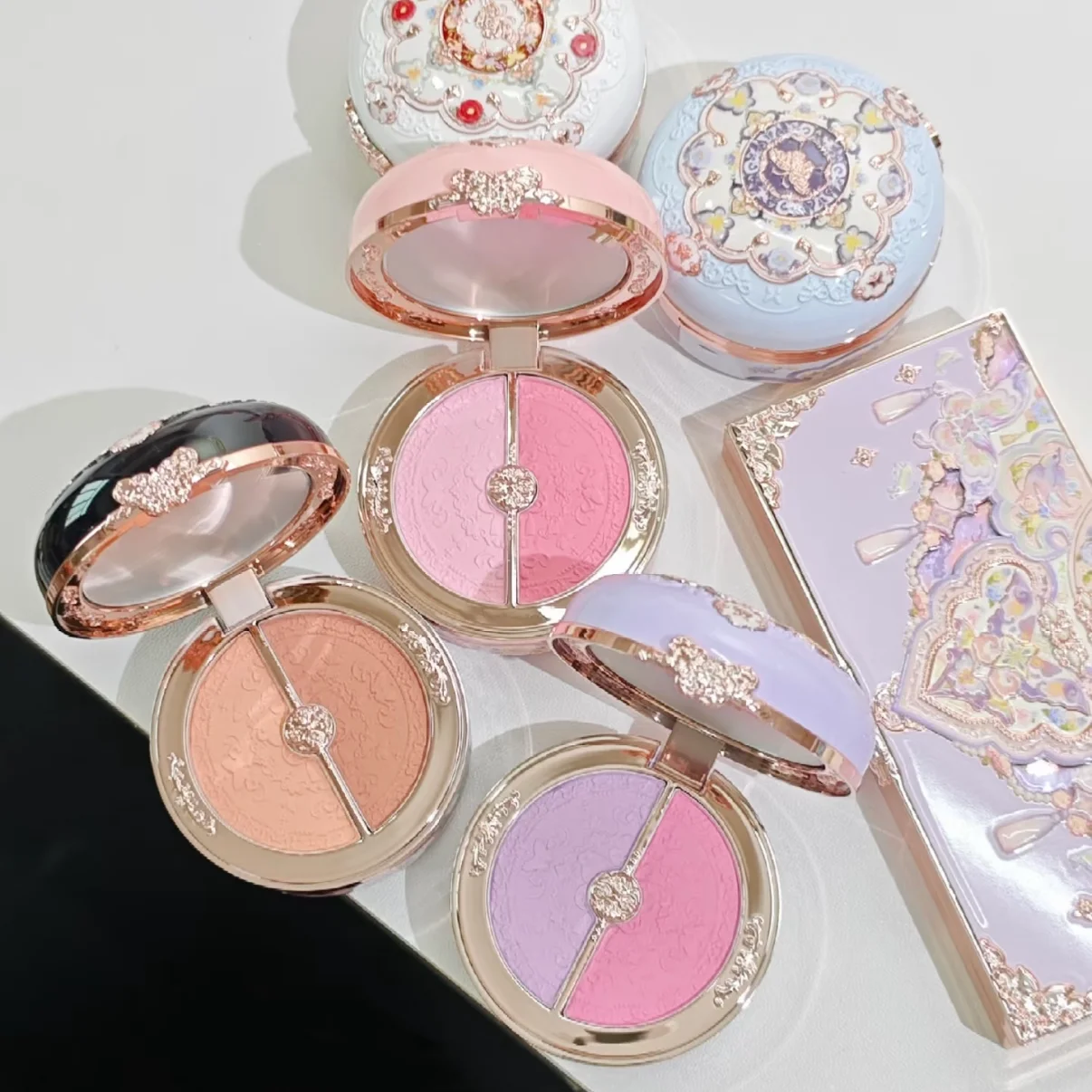 Flower Knows Powder Blusher Soft Matte Fog Cheek Blush Never Family ...