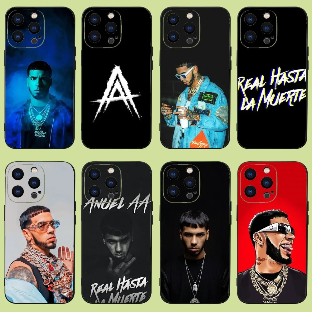Funda-de-tel-fono-de-rapero-Anuel-AA-carcasa-de-silicona-suave-para ...