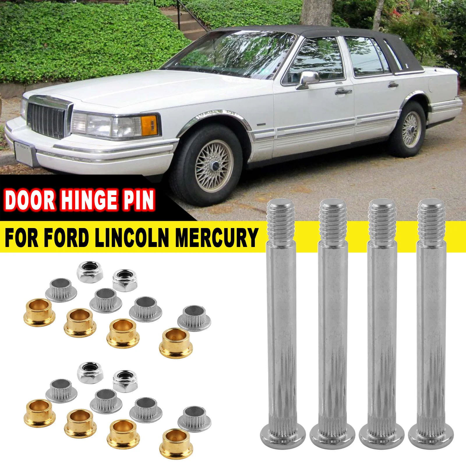 4-Pin-2-Door-Front-Door-Hinge-Pin-and-Bushing-Repair-Kit-For-Ford ...