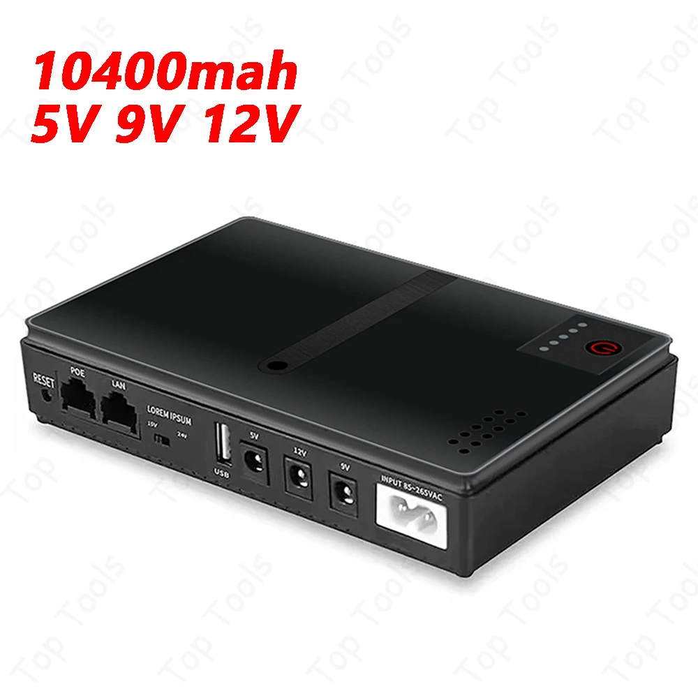 10400mAh-Mini-Portable-UPS-Battery-Backup-5V-9V12V-Power-Supply-For ...