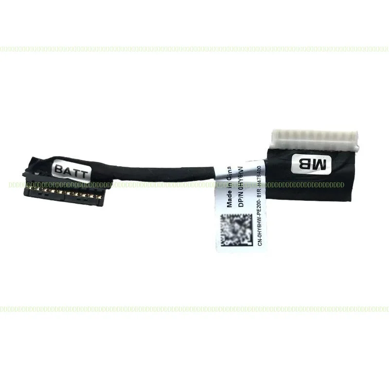 DL 0HY6HW Laptop Battery Cable For Dell Vostro 5370 P87G Inspiron 5370 ...