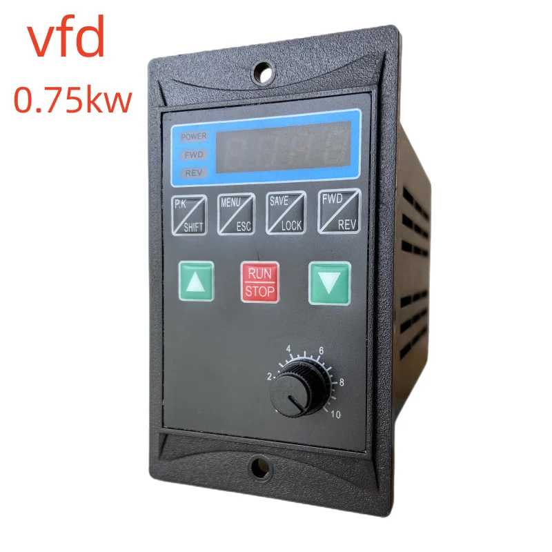 750W VFD frequency converter three phase motor driver MCU T13 750W 12 H single phase inputSimple ...