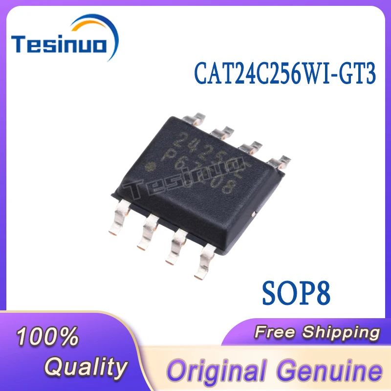 10-PCS-New-Original-Patch-CAT24C256WI-GT3-SOP-8-EEPROM-Memory-Chip-In ...