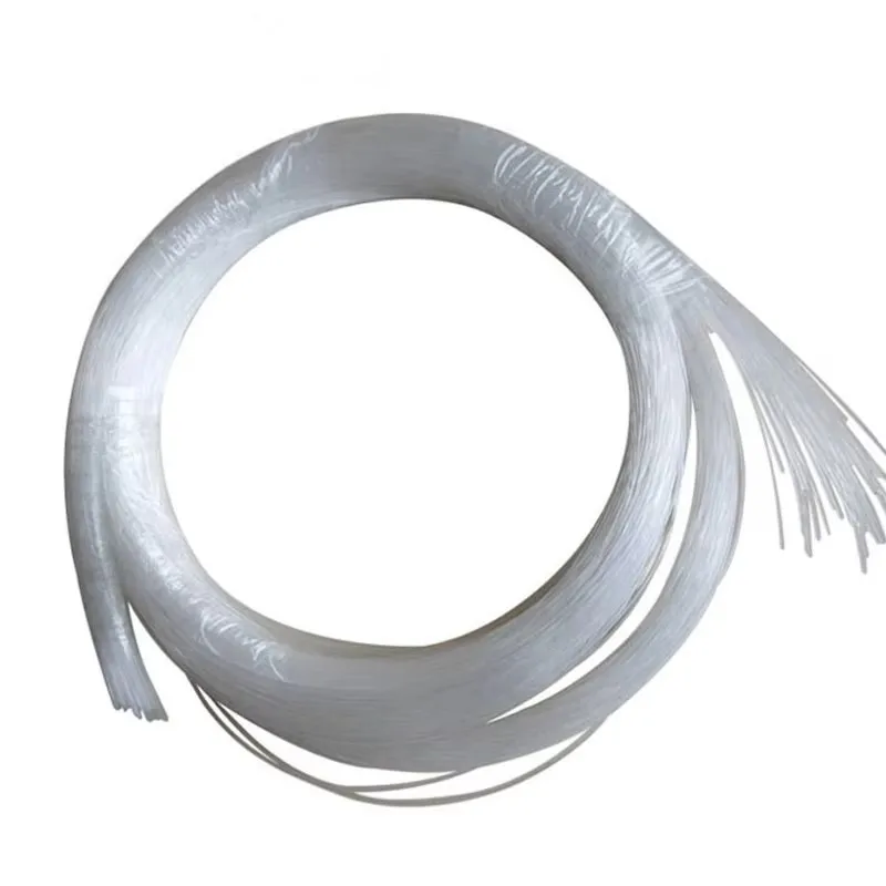 Brightness 20PCS X 2mm Diameter 1～5 Meters Length PMMA End Glow Plastic ...