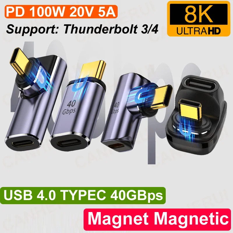 Magnet-Magnetic-USB-4-0-TYPE-C-8k-60hz-Pd-100w-5A-Fast-Charging-Data ...