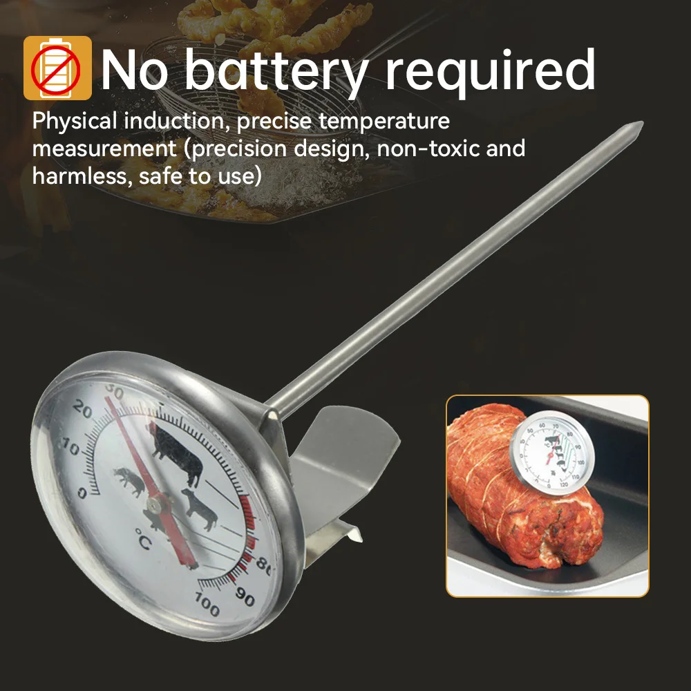 BBQ-Meat-Food-Kitchen-Cooking-Instant-Read-Meat-Food-Thermometer-Gauge ...