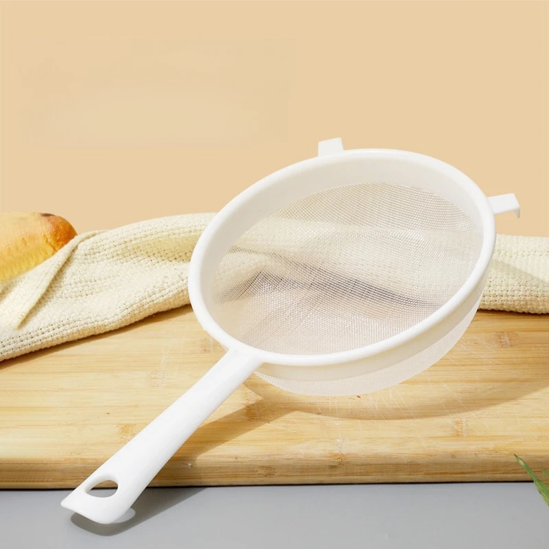 Ultra Fine Mesh Strainer With Handle Plastic Colander Food Juice ...