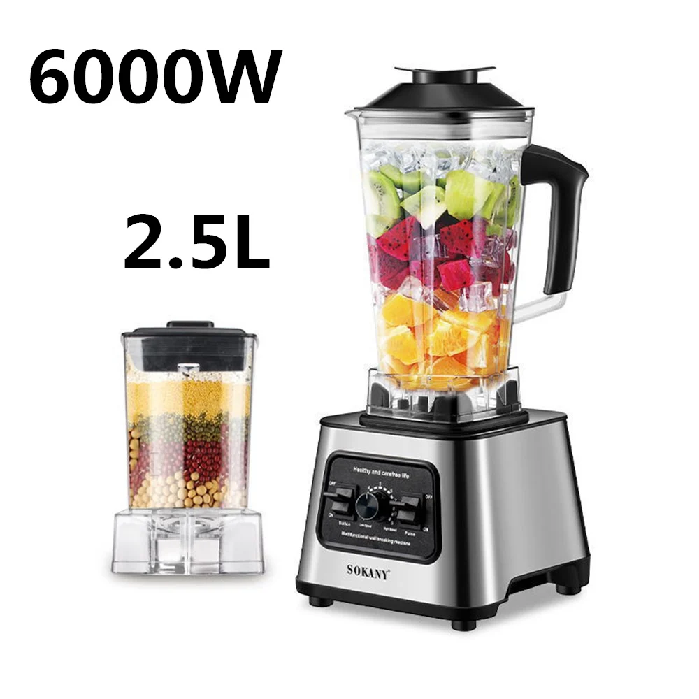 6000W-Electric-Mixer-Machine-2-5L-Portable-Blender-For-Kitchen-Ice ...