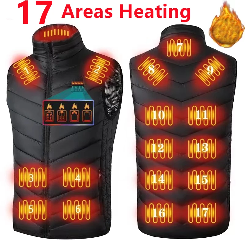 17-13-Areas-Heated-Vest-Men-Jacket-Heated-Winter-Womens-Electric-Usb ...