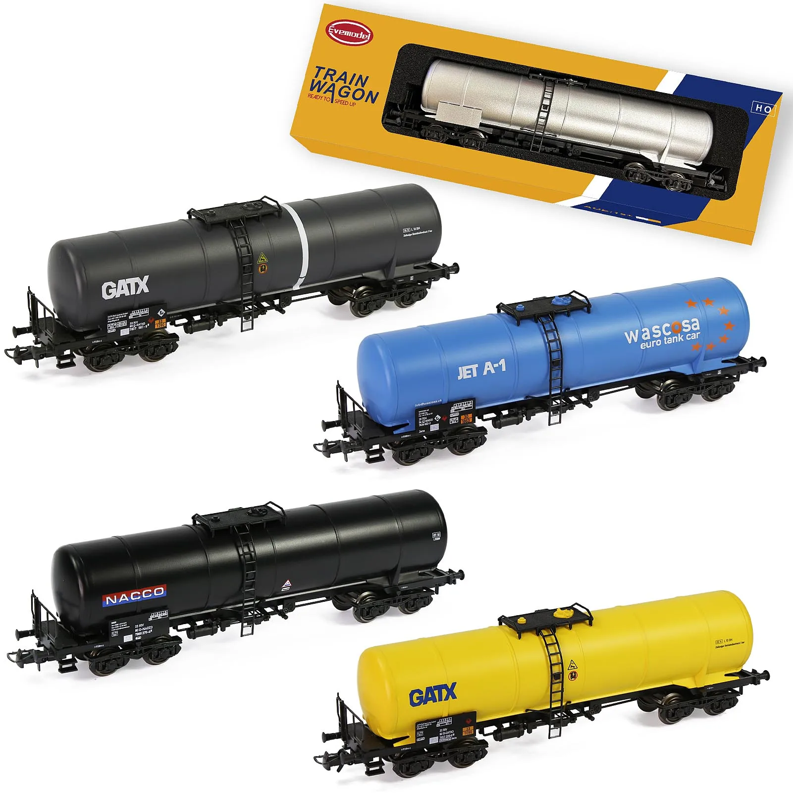 Evemodel-bask-l-Tank-araba-HO-l-ekli-1-Model-demiryolu-C8768-i-in-Metal ...