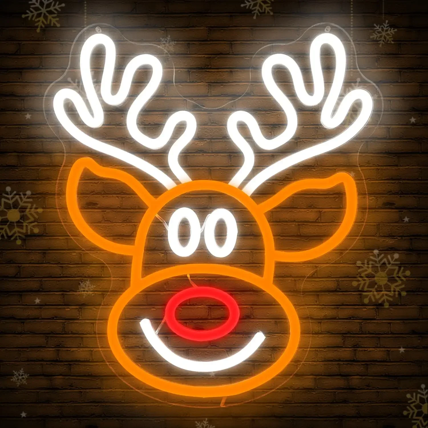Christmas-Elk-Neon-Sign-Christmas-LED-Neon-Light-Animal-Neon-Sign-For ...