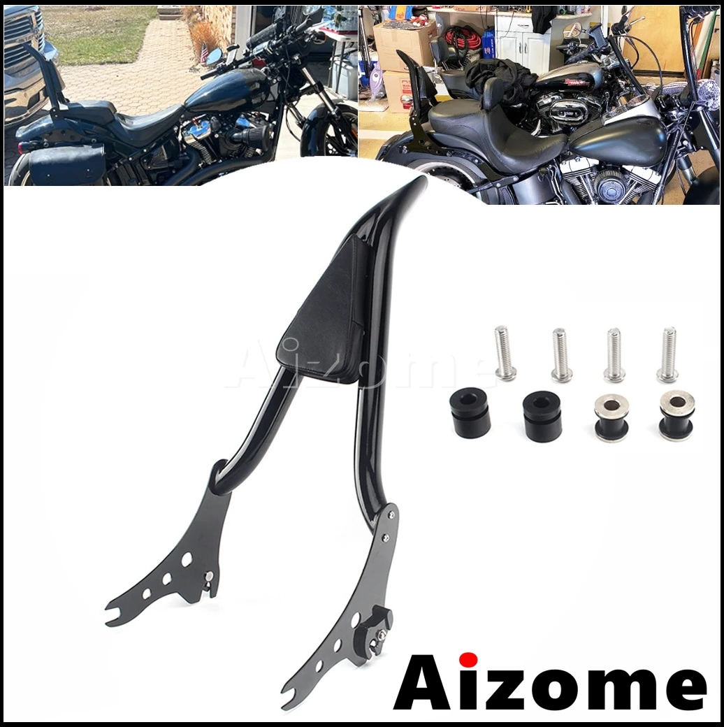 Detachable-22-inch-Sissy-Bar-Motorcycle-Rear-Passenger-Backrest-For ...