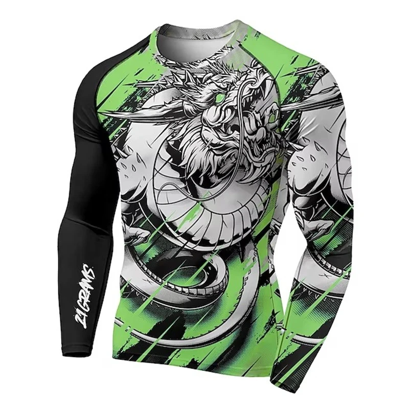 Creative-Chinese-Dragon-3D-Print-Fashion-Luxury-Long-Sleeve-T-Shirt ...