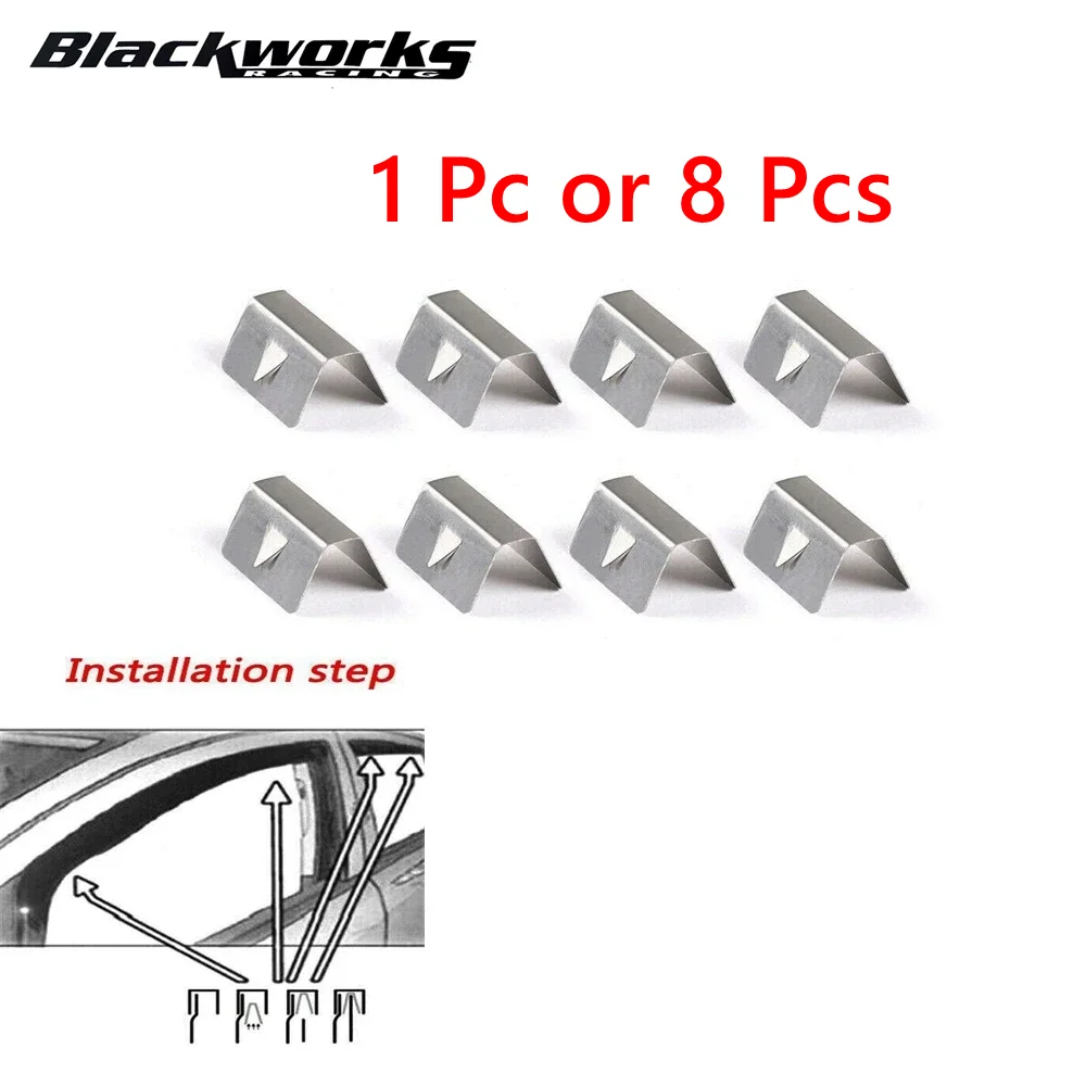 Car Windshield Metal Retaining Clips Wind Deflector Clips For HEKO G3 ...