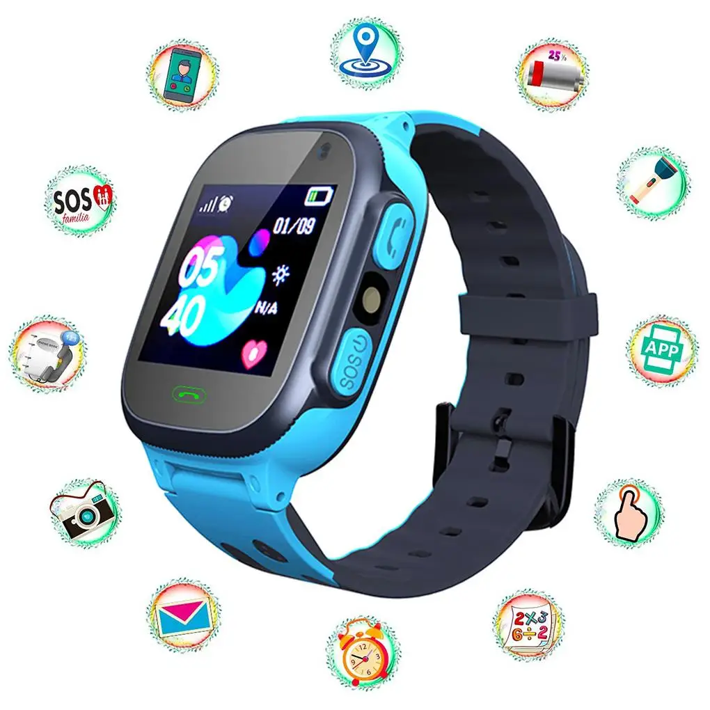 S1-2G-Kids-Smart-Watch-Phone-Game-Voice-Chat-SOS-LBS-Location-Voice ...