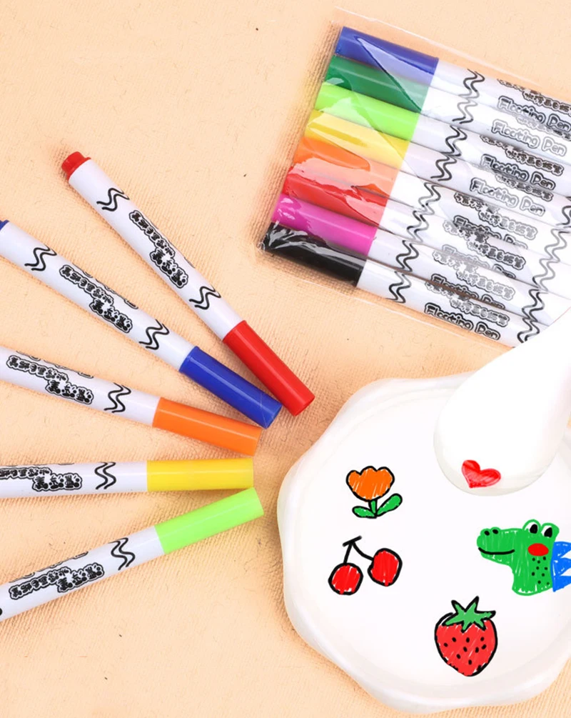 Jeu de coloriage,Stylo marqueur flottant magique amusant,stylo magique ...
