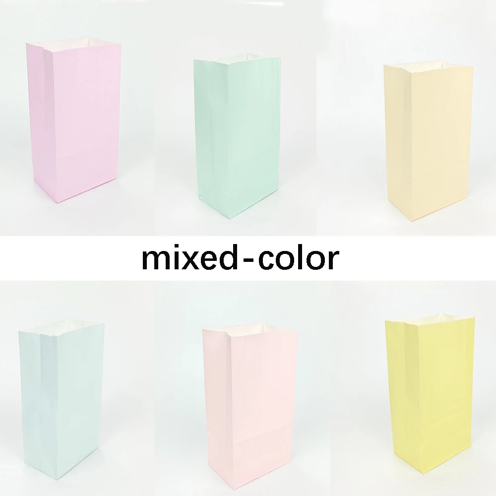 10 bolsas de regalo de papel para macarrones, bolsas de papel Kraft ...