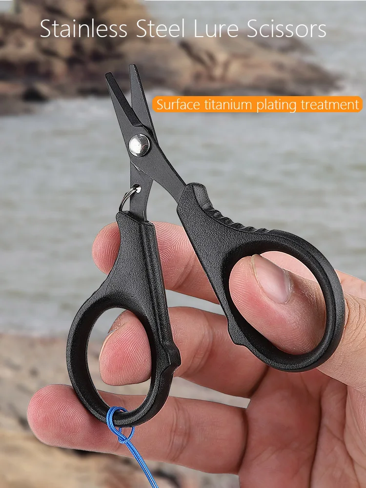 Small-Fishing-Scissors-mini-PE-line-cutter-Lure-Stainless-steel-Surface ...