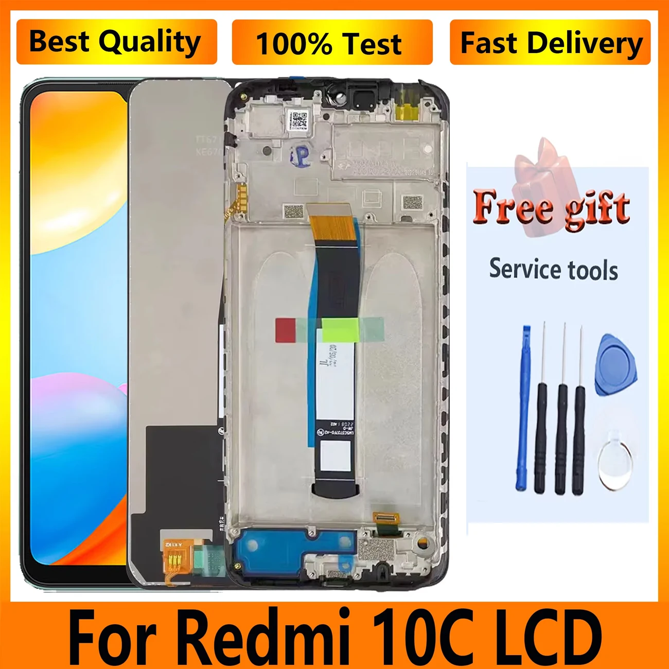 Tela-LCD-original-para-exibi-o-de-celular-Xiaomi-Redmi-10C-220333-QL ...