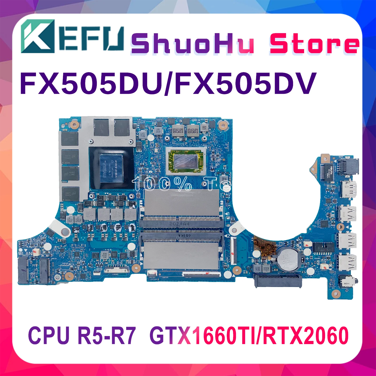 Kefu Fx505du Original Mainboard For Asus Fx505d Fx505dv Laptop ...