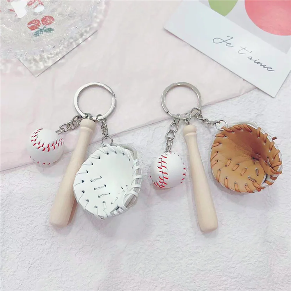 Creativity Baseball Keychain Novel Tennis Bag Charm Sporty Style Car ...