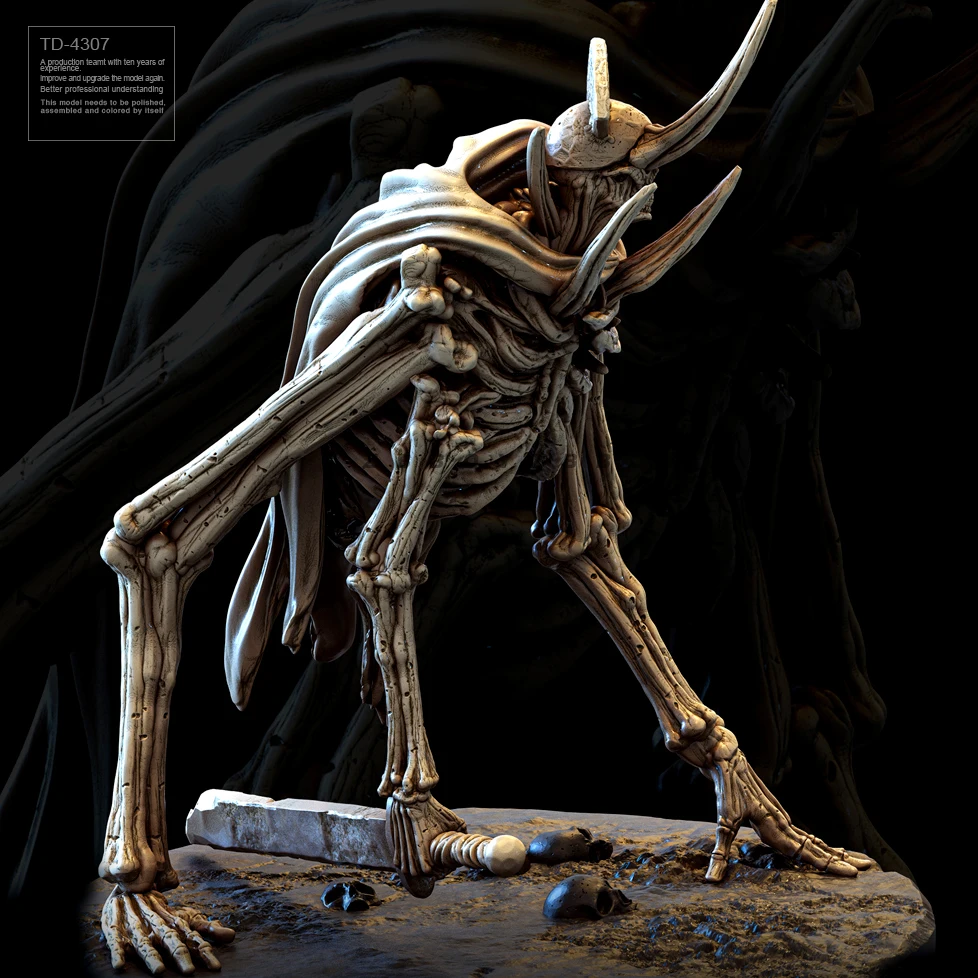 38MM-50MMResin-model-kits-figure-colorless-and-self-assembled-3D ...