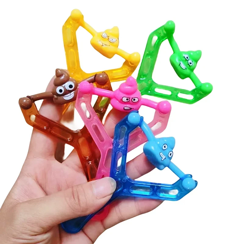 5pcs-Mini-Rubber-Slingshot-Poop-Slingshot-Toy-Flying-Poop-Toys-Smiling ...