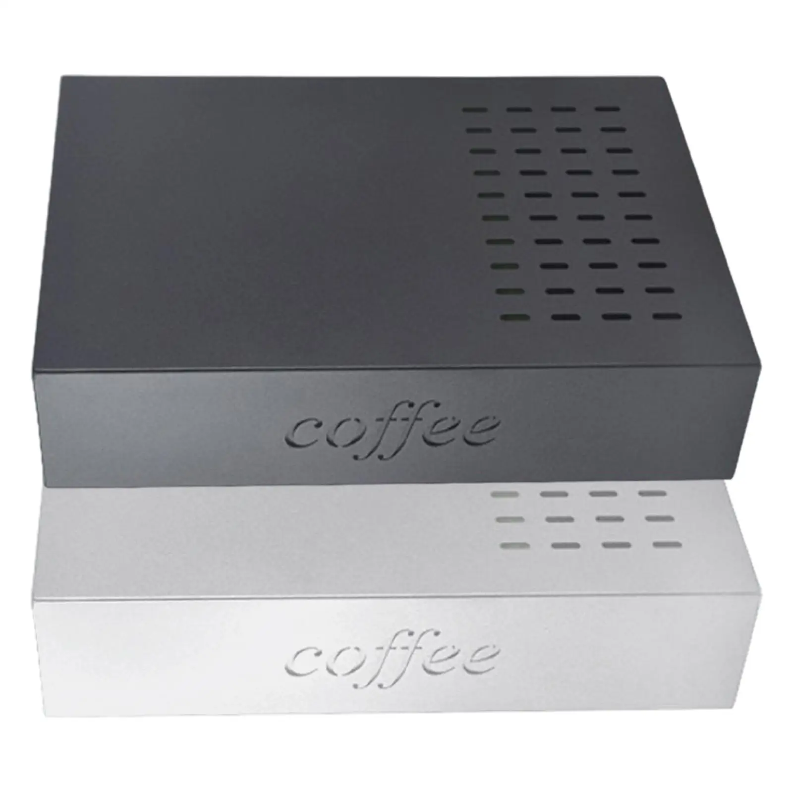 Coffee Drawer Box Residue under Stainless Steel Container Espresso ...