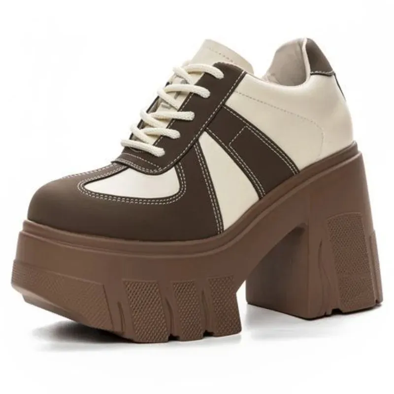 11cm-New-Women-Luxury-Microfiber-Platform-Wedge-Pumps-Comfy-Ankle ...