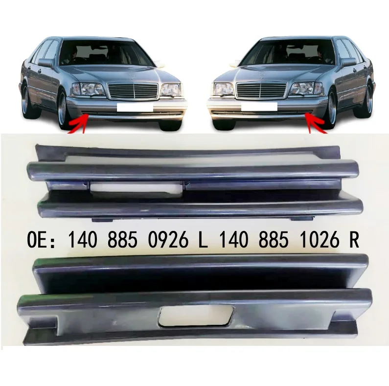 Front-bumper-trailer-cover-towing-hook-cover-For-Mercedes-Benz-S-Class ...
