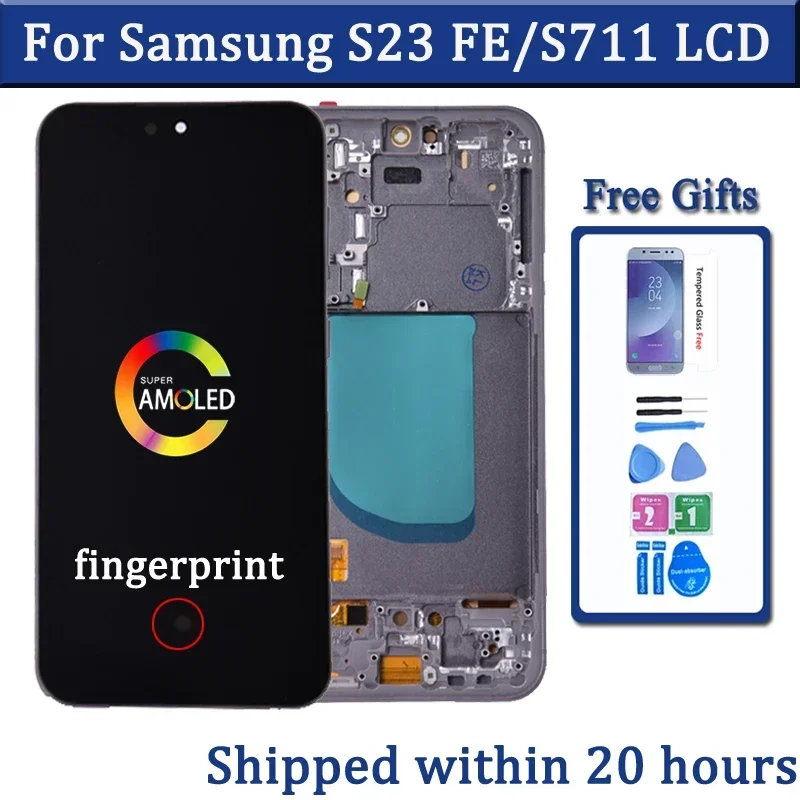 6-4-Super-AMOLED-para-Samsung-S23-FE-LCD-S711B-S7110-S711U-pantalla-t ...