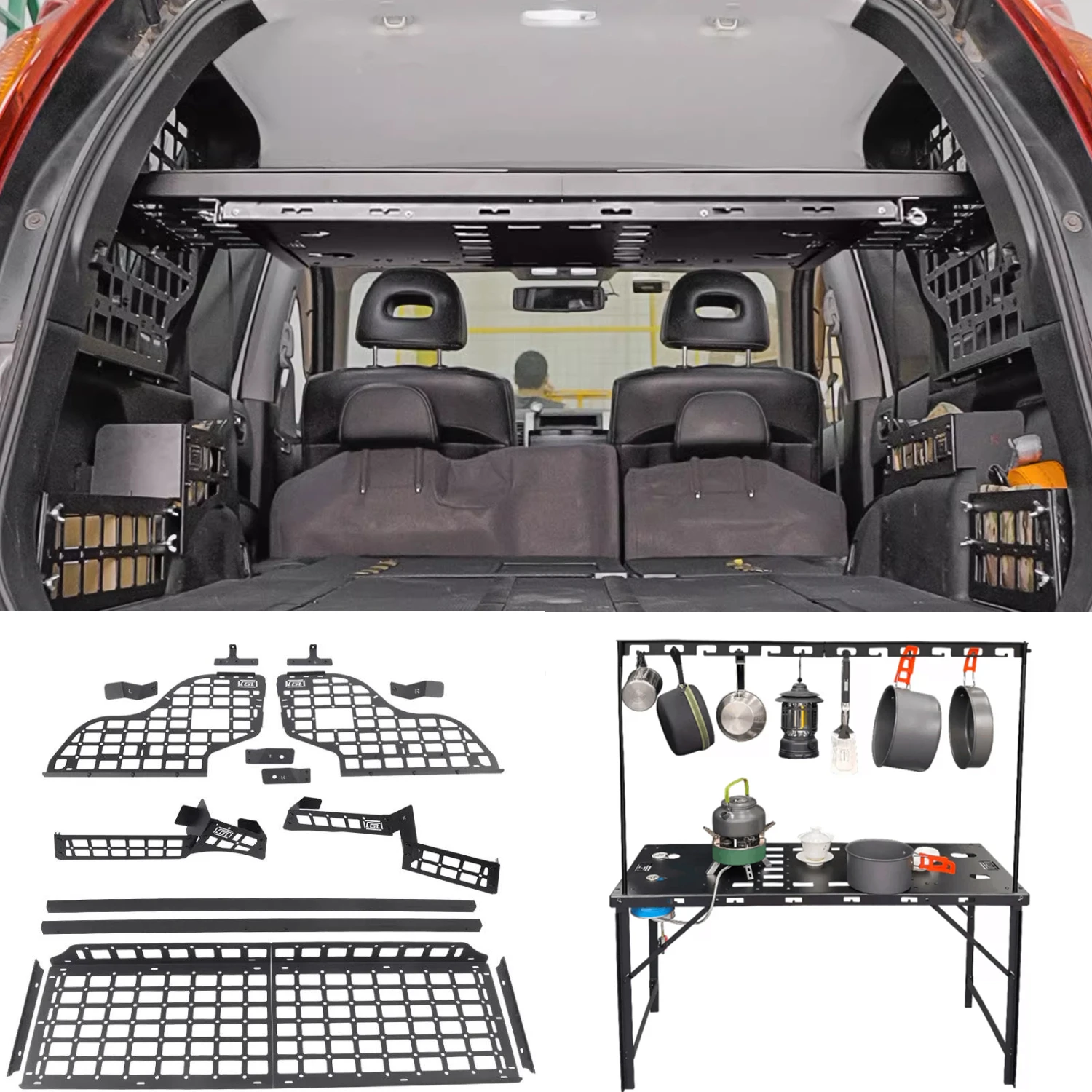 Rear-Trunk-Shelf-Storage-Frame-Cargo-Organizers-Debris-Racks-CGZ-Molle ...