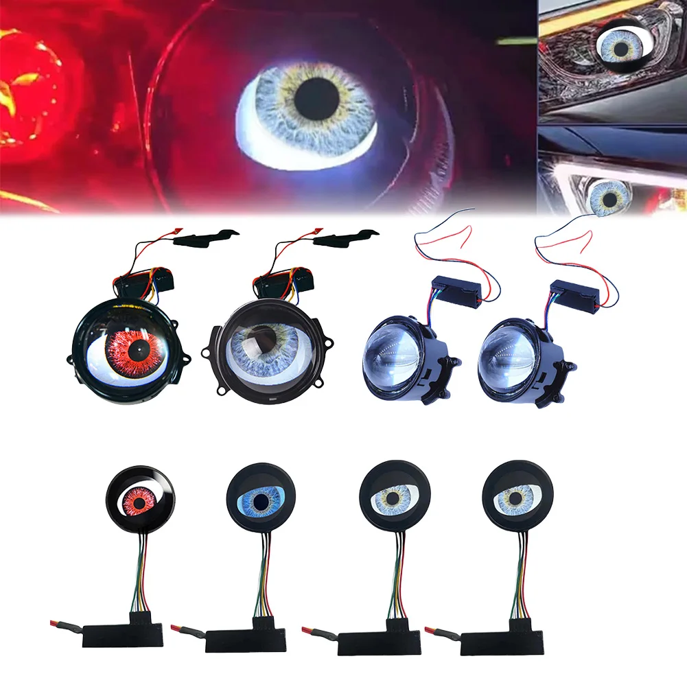 12V-Devil-Eyes-Light-for-Cars-DIY-Dynamic-Devil-Eye-Car-Headlights-Car ...