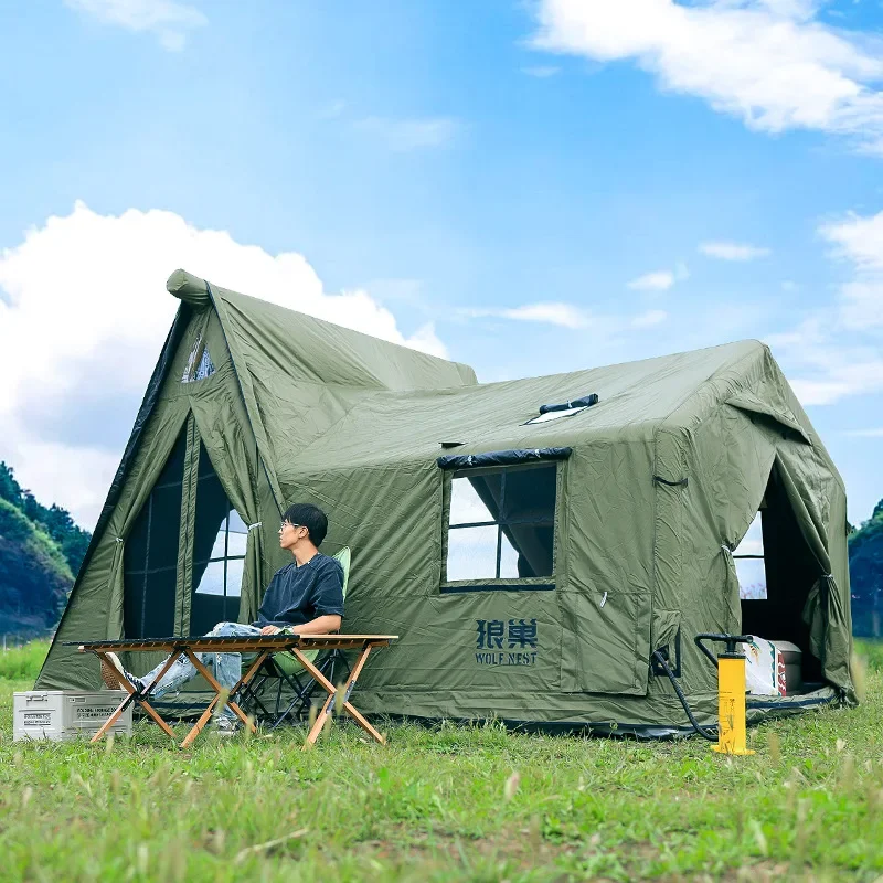 Newest Outdoor Camping Inflatable Air Cabin Tent with Two Rooms Design ...