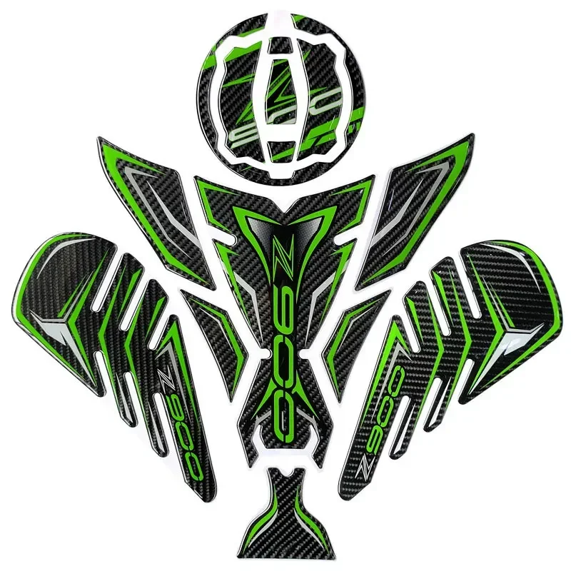 For-Kawasaki-Z900-3D-motorcycle-riding-carbon-fiber-fuel-tank-sticker ...