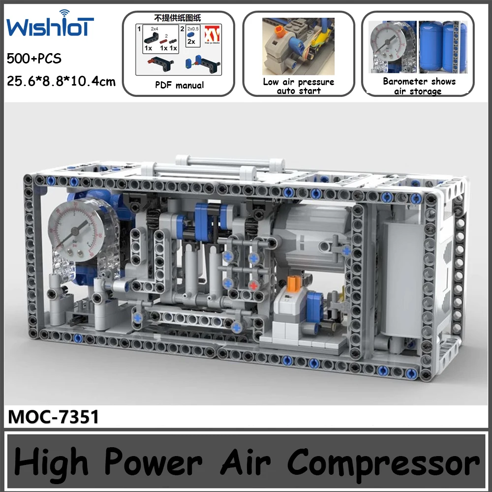 MOC-500-PCS-Air-Compressor-Building-Blocks-Pneumatics-Series-Set ...