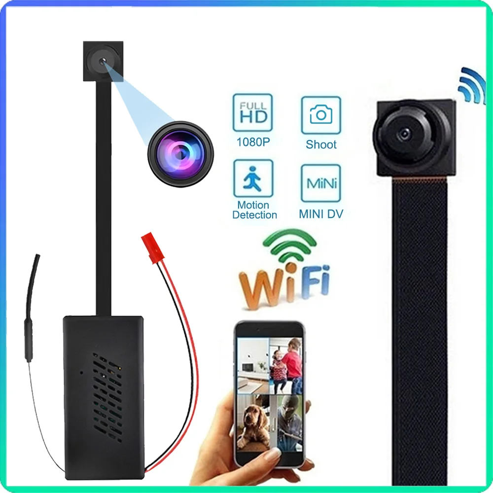 HD 1080P DIY WIFI Mini Camera Module Motion DV P2P Camera Video ...
