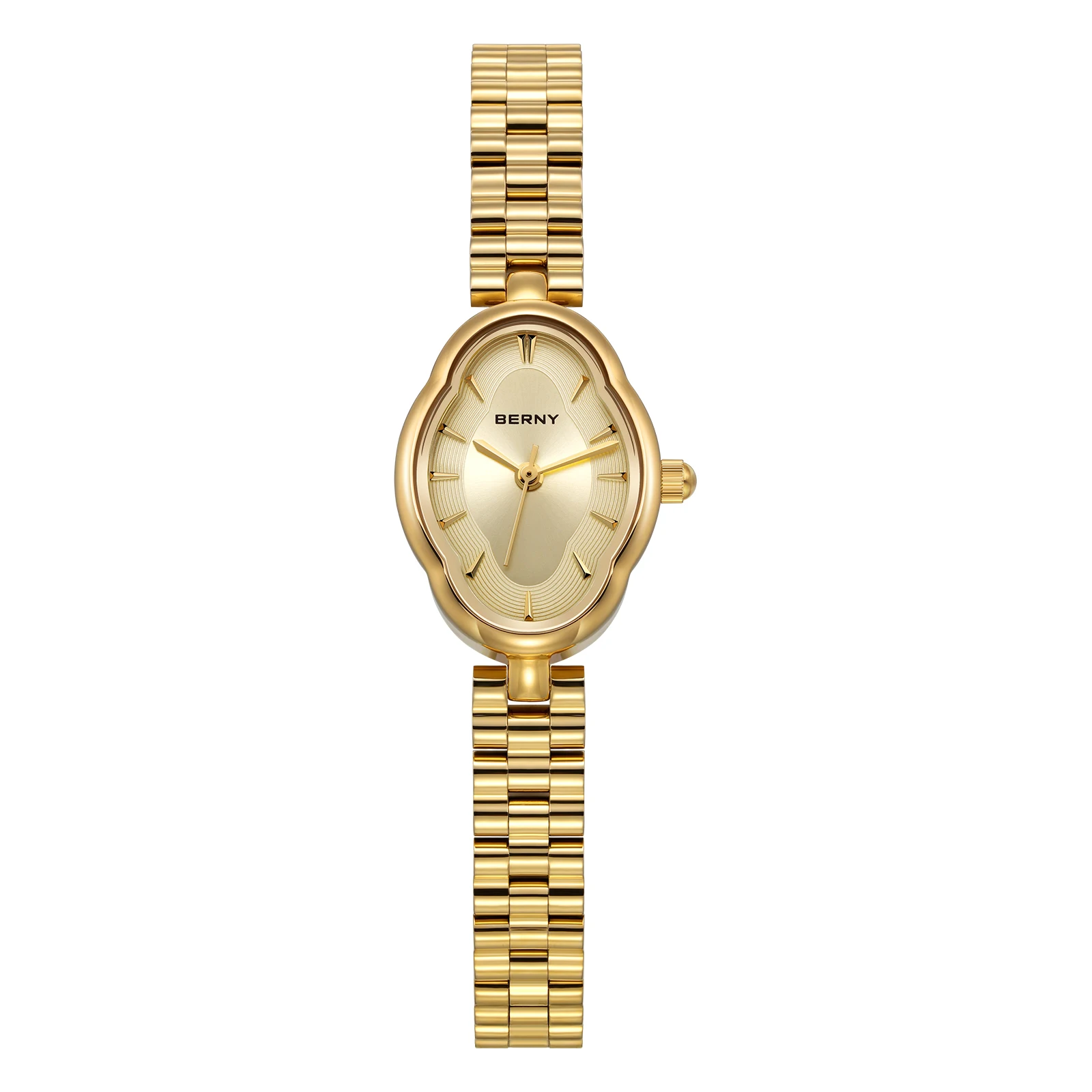 BERNY-Gold-Watch-for-Women-Ladies-Wristwatch-Gold-Quartz-Jewelry-Bracelet-Set-Minimalist-Watch ...