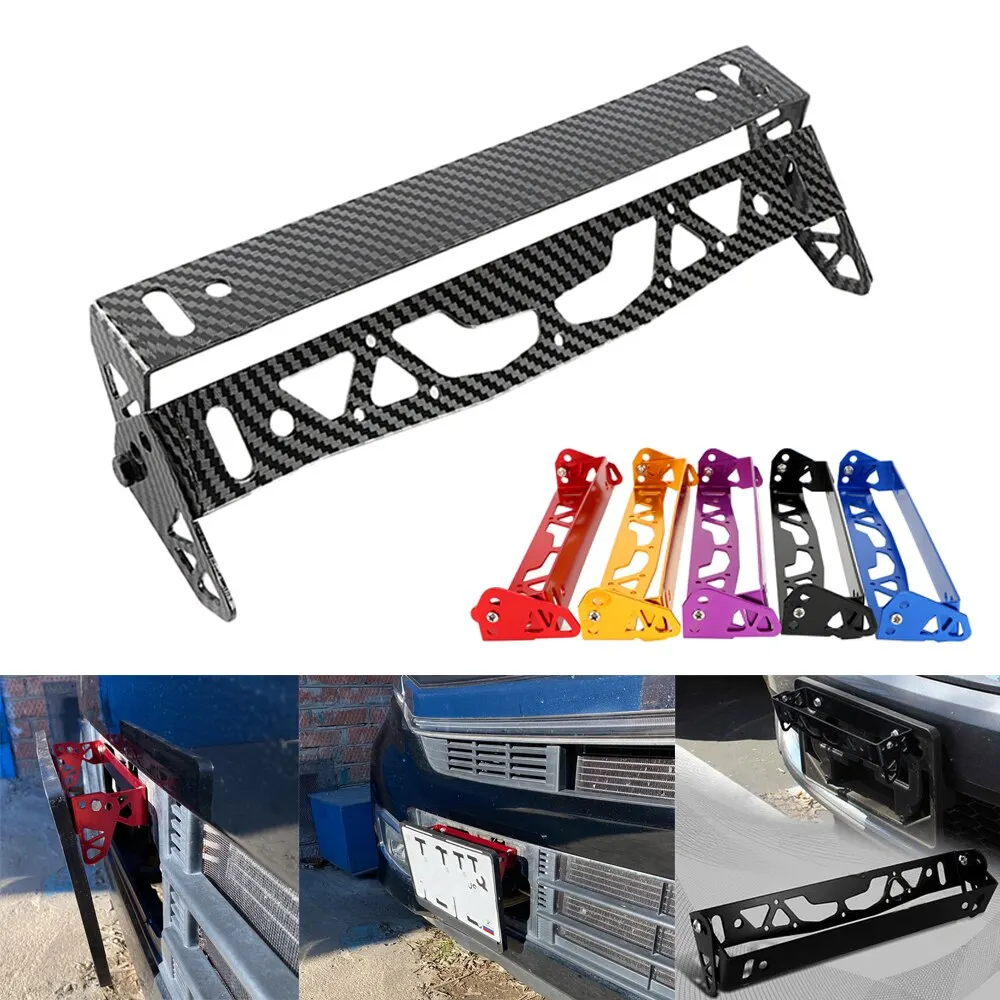 Universal-Aluminum-Car-Adjustable-Rotating-Car-License-Plate-Frame ...