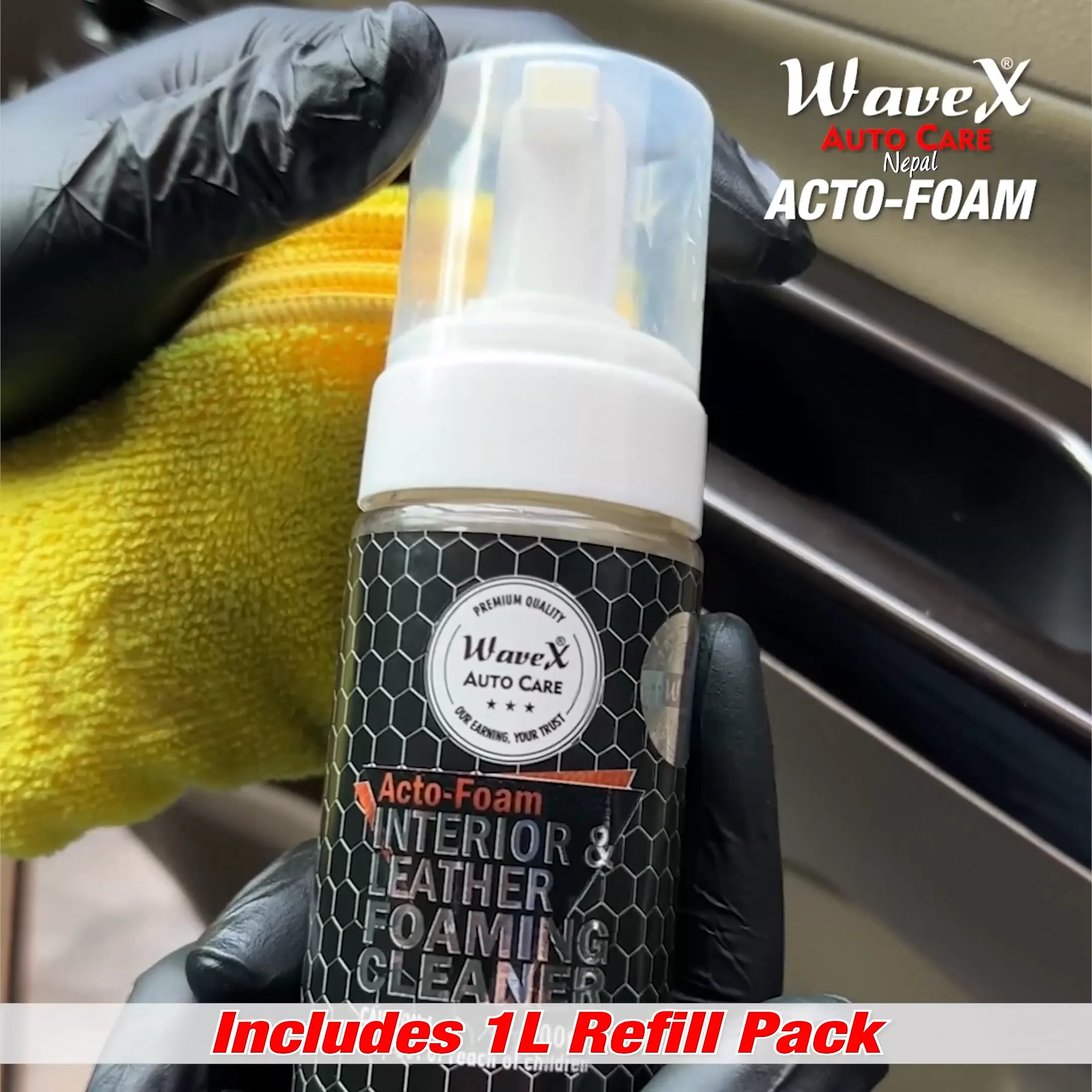 Wavex | Acto Foam Foaming Cleaner + Refill | Powerful Multi-Surface ...